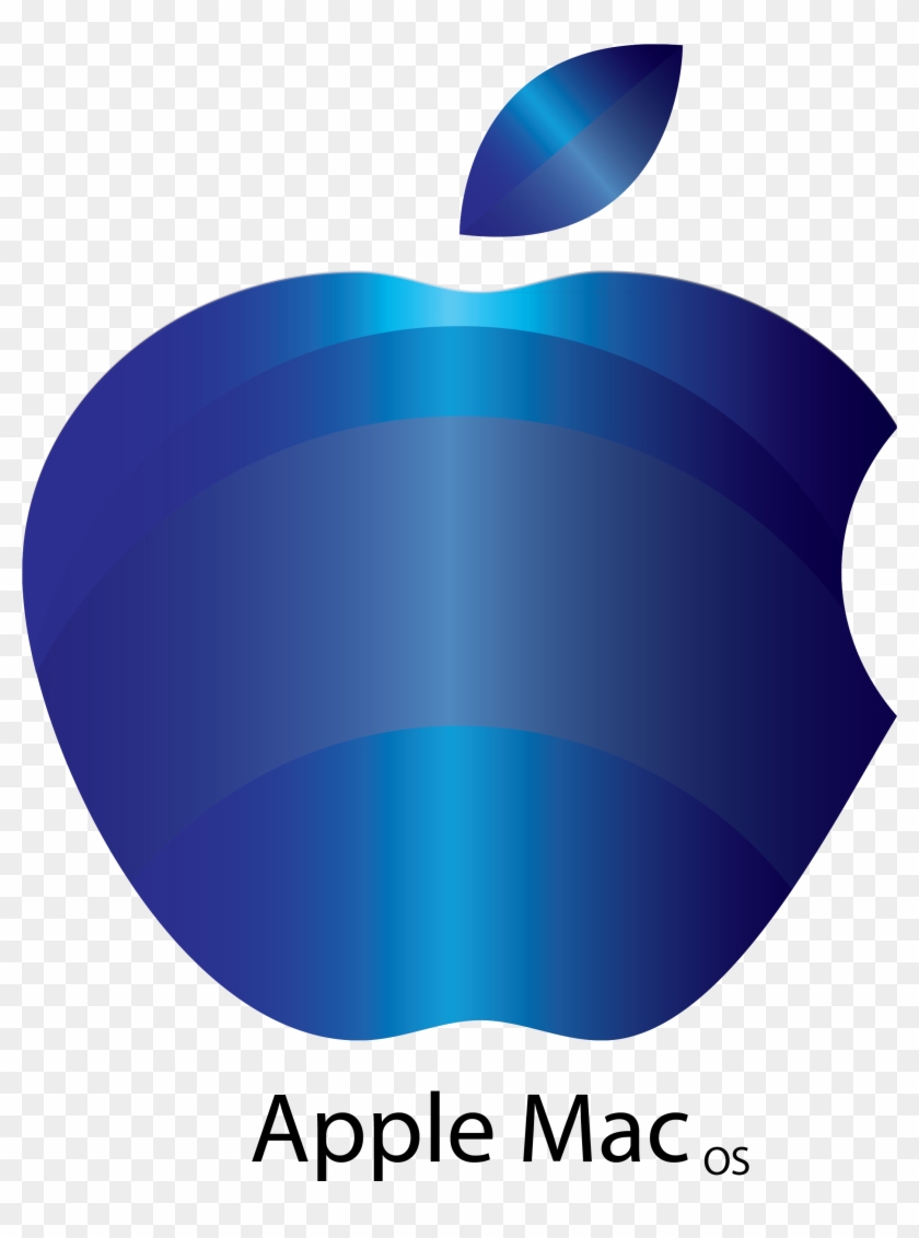 Blue Apple Mac Logo - Graphic Design, HD Png Download - 2144x2878 ...