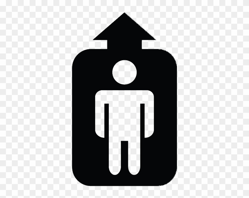 Elevator - Elevator Going Up Icon, HD Png Download - 563x606(#1446053 ...
