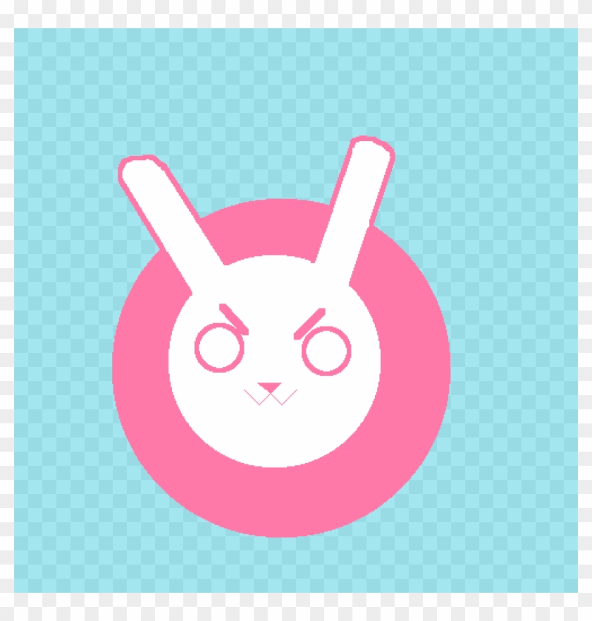 Dva Logo From Overwatch - Cartoon, HD Png Download - 1000x1000(#1447656 ...