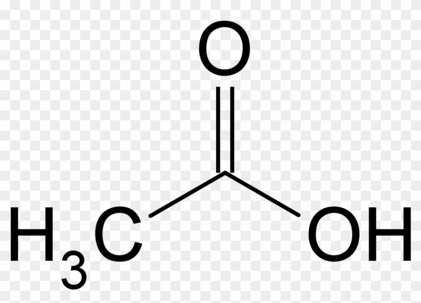 File - Acetic-acid - Ethanol Bond Line Structure, HD Png Download ...