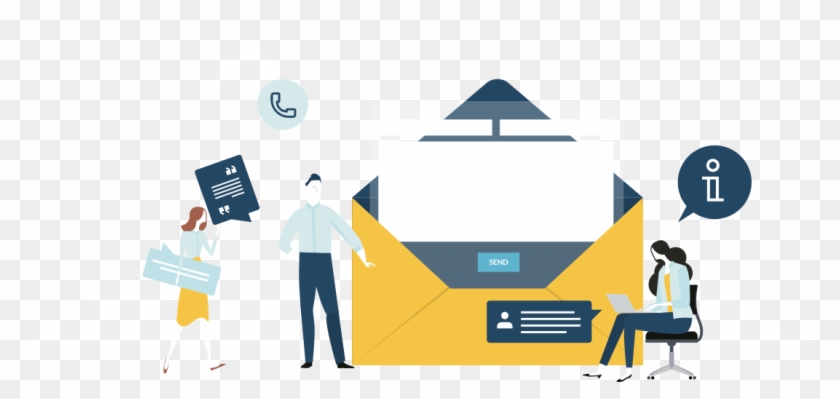 Contact Us - Contact Us Illustration Png, Transparent Png - 1341x600 ...