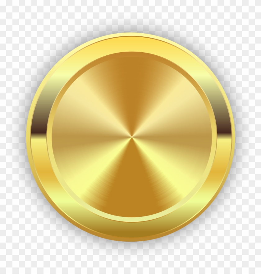 This Free Icons Png Design Of Round Golden Badge, Transparent Png ...