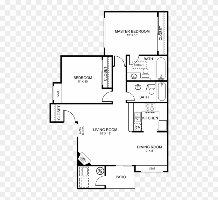 2d Diagram - Floor Plan, HD Png Download - 697x697(#1478884) - PngFind
