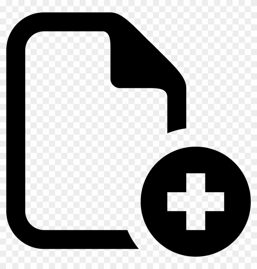 New File Icon Png - Add File Icon, Transparent Png - 1600x1600(#1480787 ...