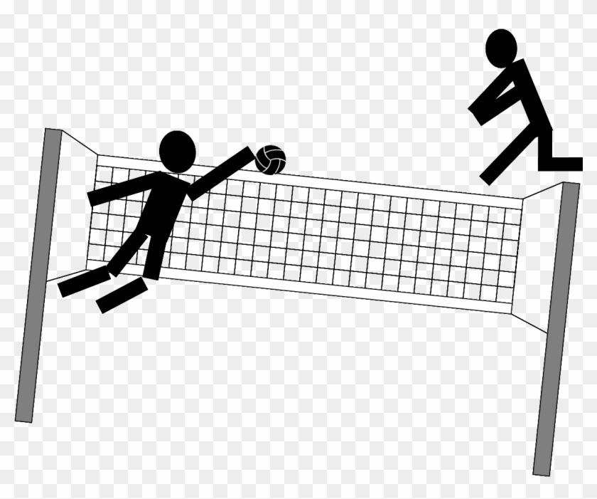 Cartoon Volleyball Net