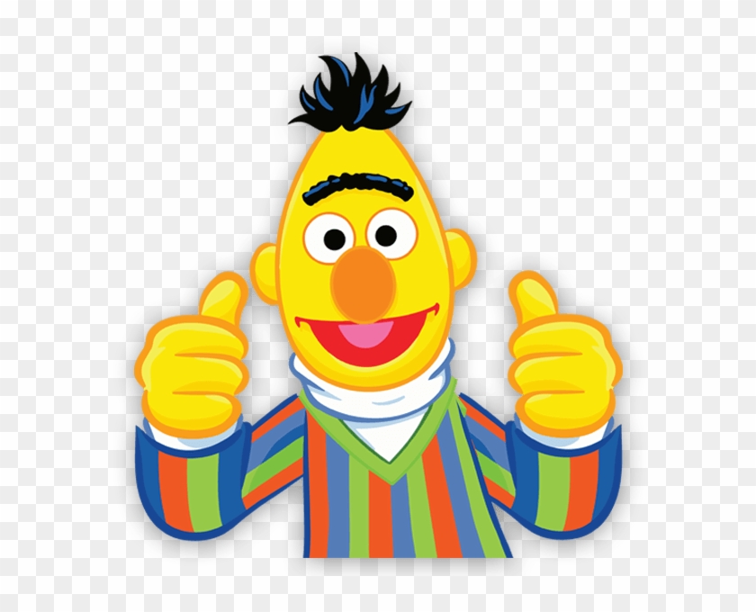 Stickers For Kids - Bert Sesame Street Png, Transparent Png - 600x600 ...