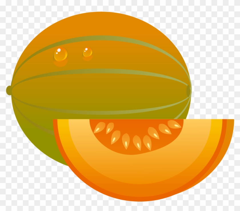 Image Freeuse Hami Cantaloupe Cartoon Hand Painted - Cantaloupe Cartoon ...