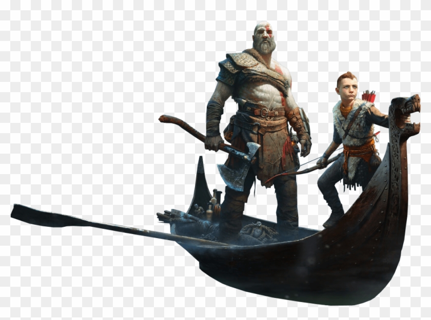 Análisis De God Of War - God Of War Kratos Atreus Png, Transparent Png ...