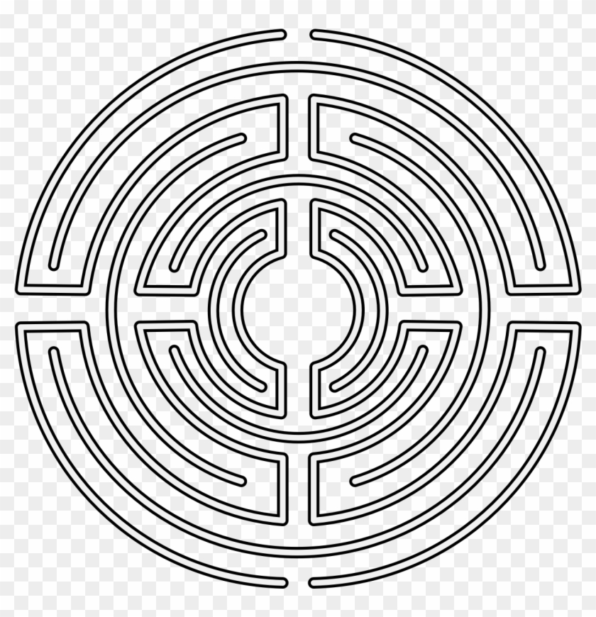 Labyrinth Traceable Heraldic Art Details Png Pdf Ⓒ - Circle ...