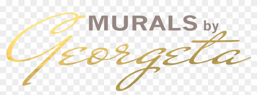 Murals By Georgeta - Calligraphy, HD Png Download - 2032x508(#1523469 ...
