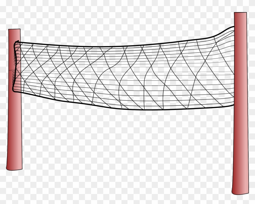 Cartoon Volleyball Net