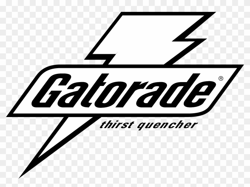 Gatorade Logo Black And White - Gatorade, HD Png Download - 2400x1689 ...