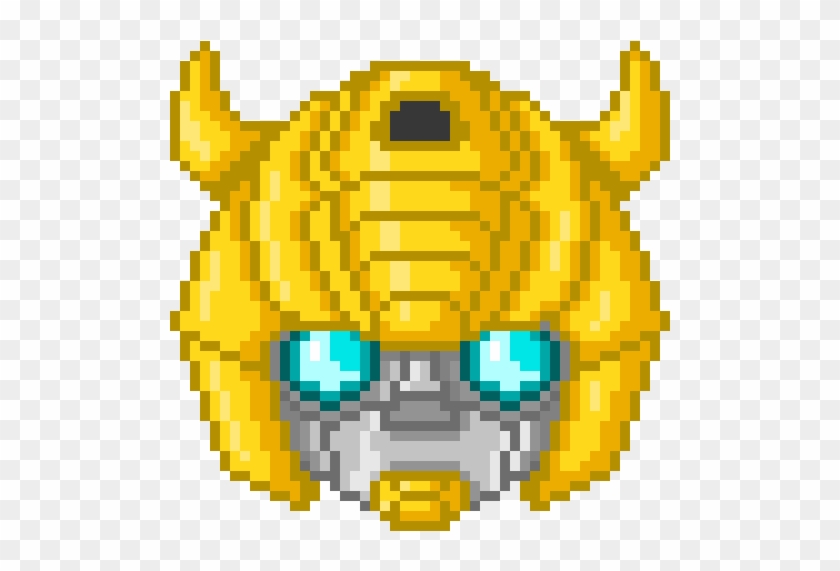Bumblebee™ - Bumblebee Pixel Art, HD Png Download - 600x600(#1535681 ...