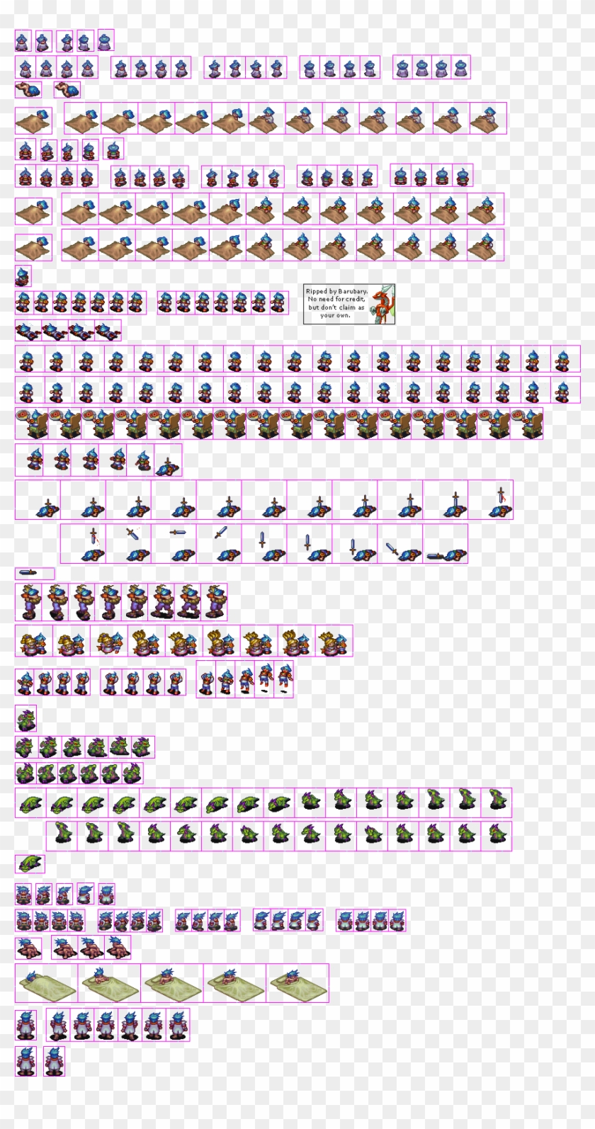 Breath Of Fire - Breath Of Fire 3 Ryu Sprite, HD Png Download ...