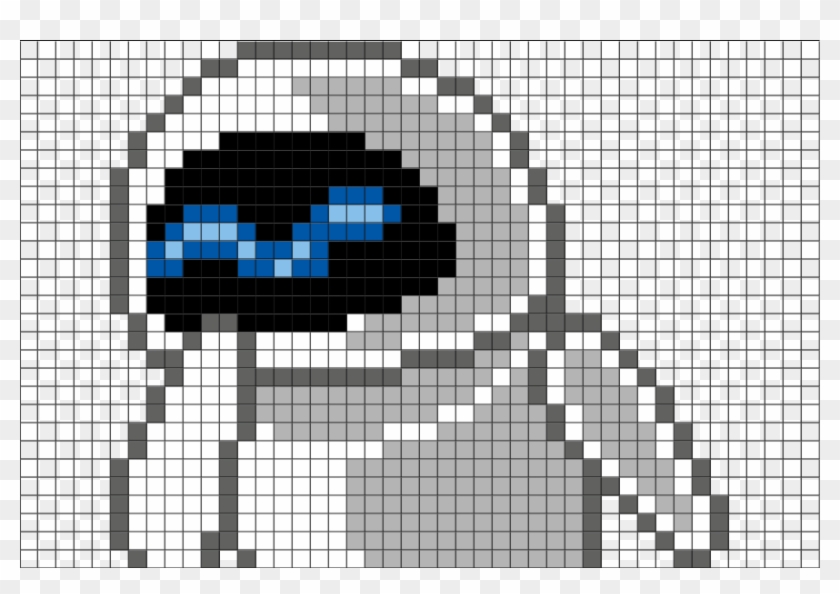 Pixel Art Wall E, HD Png Download - 880x581(#1557726) - PngFind