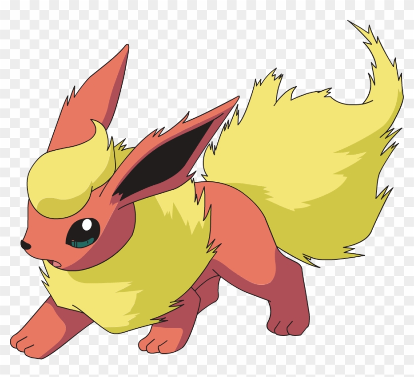 Pokemon Clipart Anime Character - Flareon Pokemon, HD Png Download ...