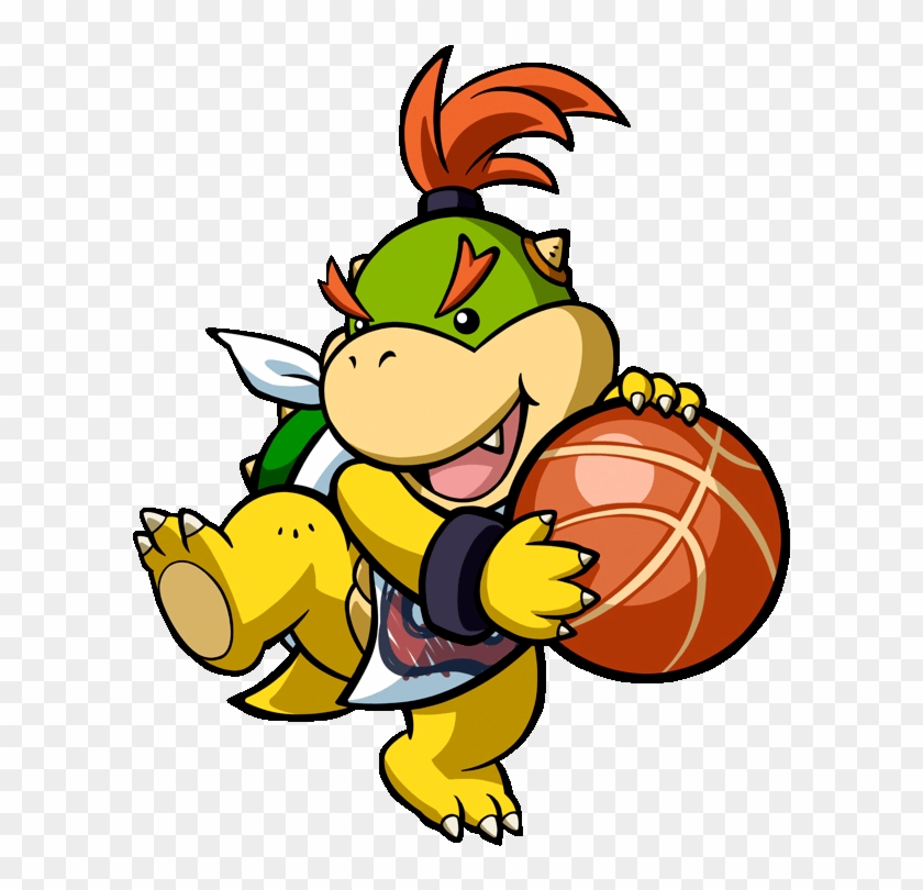 Mario Hoops 3 On - Paper Mario Bowser Jr Png, Transparent Png - 599x730 ...
