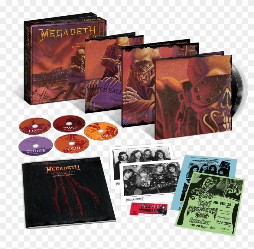 2017 0411 10330 6037 - Megadeth Peace Sells Deluxe Box Set, HD Png ...