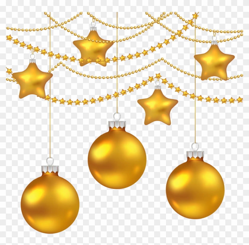 6221 X 5896 6 - Yellow Christmas Decoration Png, Transparent Png ...