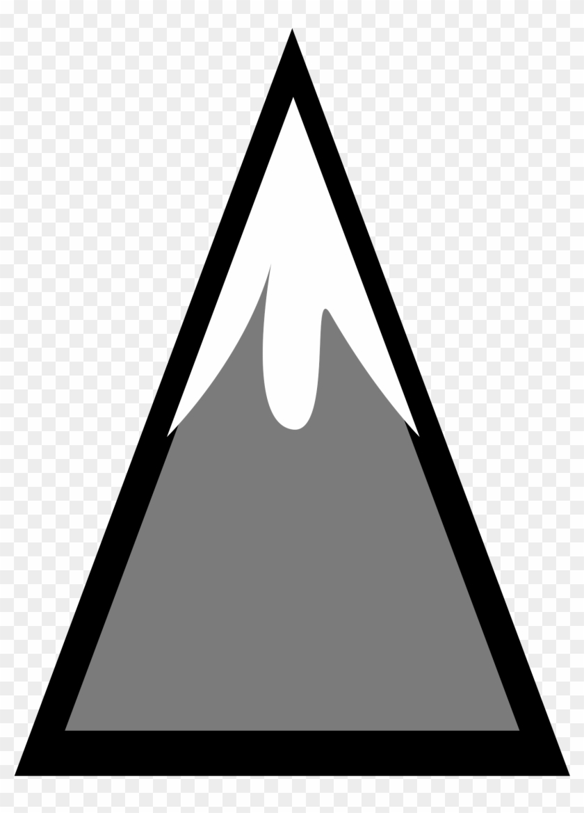 Mountain Computer Icons Symbol Triangle - Single Mountain Clipart, HD ...