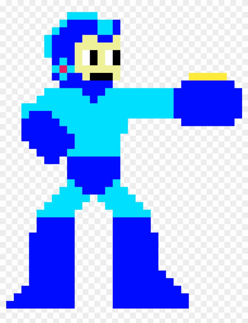 Megaman Sprite - Pixel Art, HD Png Download - 1170x1170(#1605204) - PngFind
