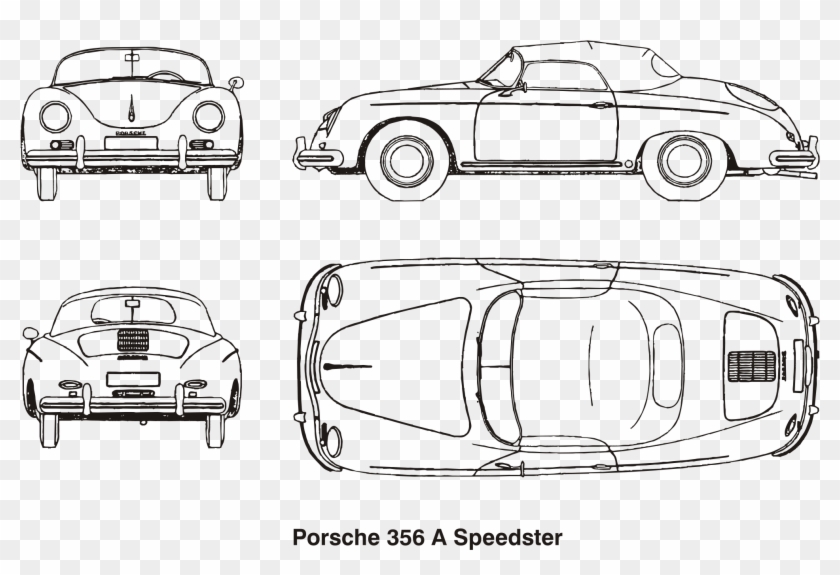 This Free Icons Png Design Of Porsche 356 A Speedster,, Transparent Png ...