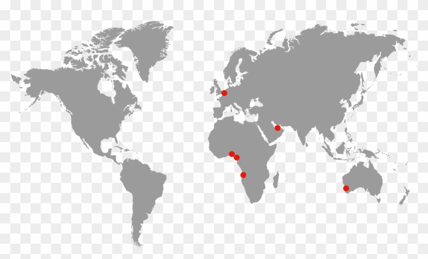 World Map Flat No Background, HD Png Download - 1045x603(#1623400 ...