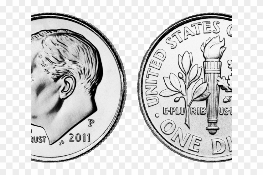 Dime Coin Clipart
