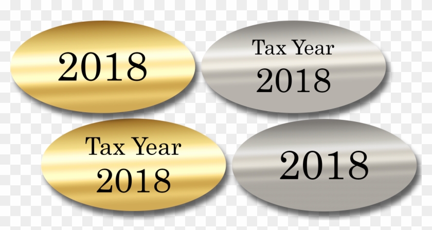 Foil Tax Labels - Gold, HD Png Download - 2003x972(#1687640) - PngFind