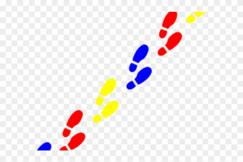 Original - Free Colored Footprints Clipart, HD Png Download - 640x480 ...