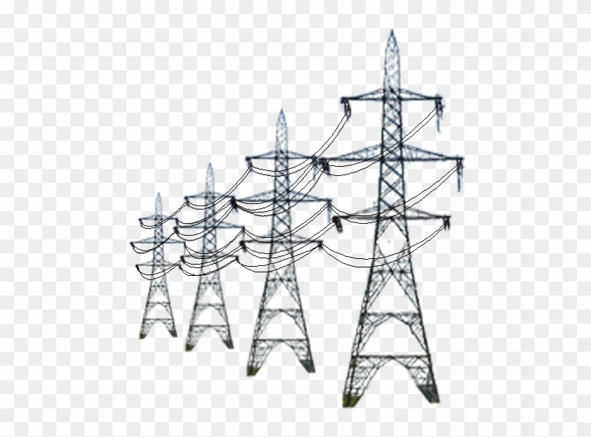 Transmission Tower Png Free Download - Power Lines, Transparent Png ...