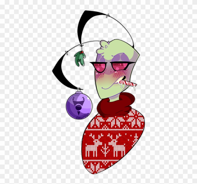 Invader Zim Christmas - Invader Zim Gir Christmas, HD Png Download ...