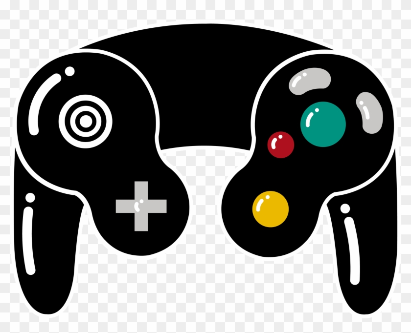 Gamecube Controller Black, HD Png Download - 3840x2485(#1702844) - PngFind