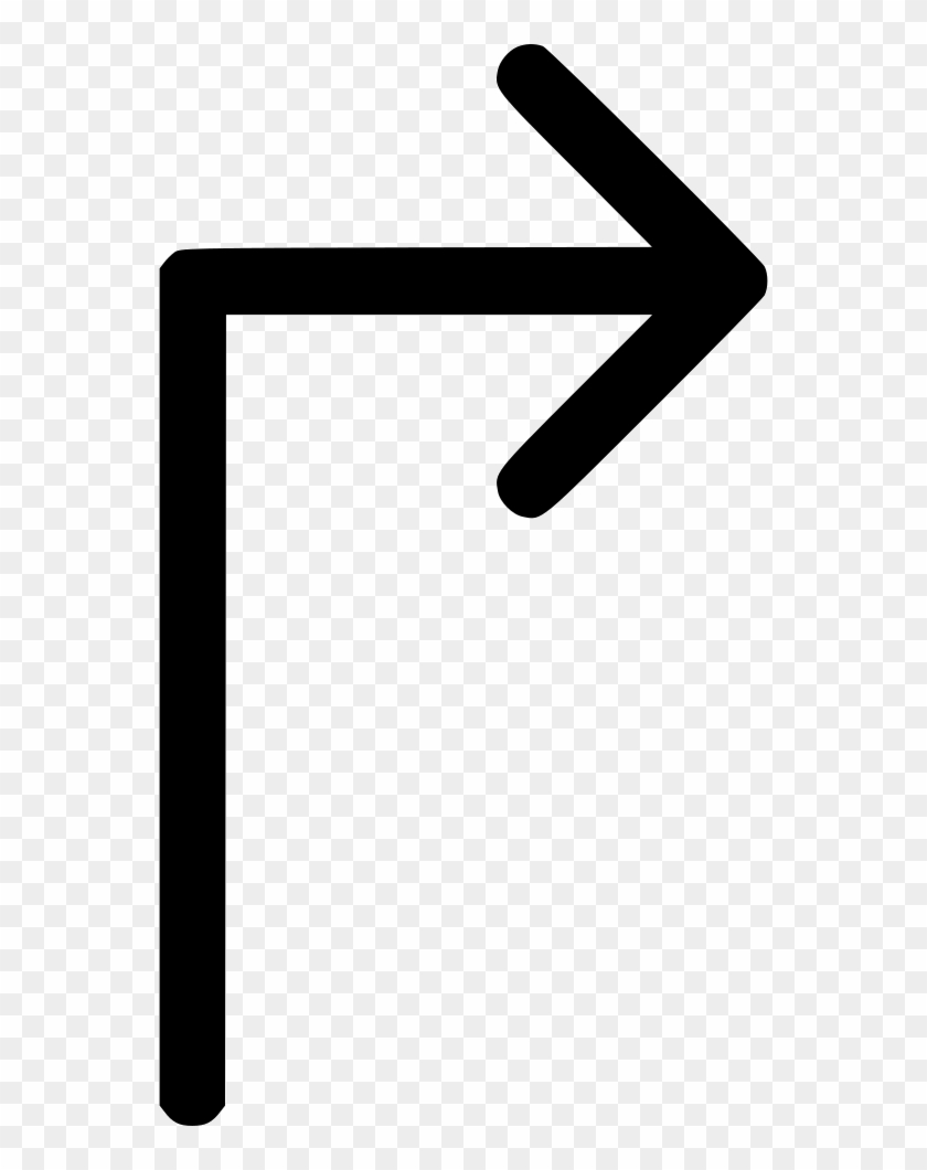 Turn Right Arrow Comments - Turn Right Arrow Png, Transparent Png ...