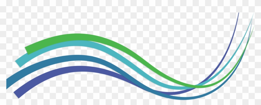Clip Free Stock Green Line The Wavy Lines Transprent - Blue And Green ...