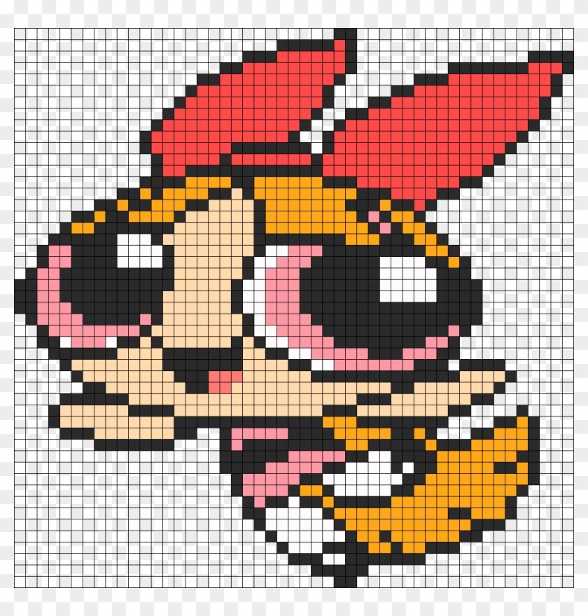 Powerpuff Girls Blossom Perler Bead Pattern / Bead - Super Girl Pixel ...