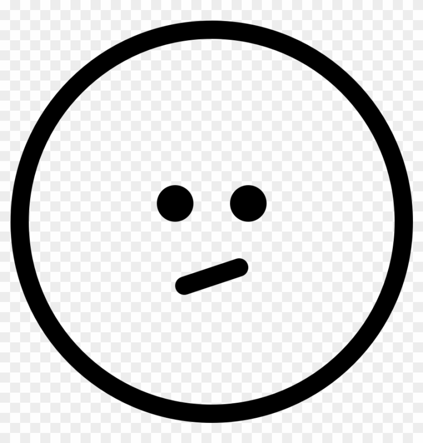 Meh Face Emoji Clipart