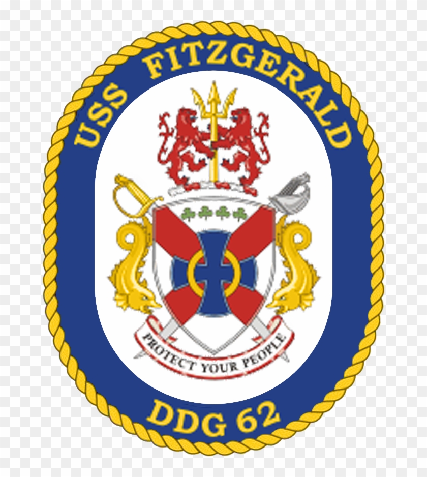 Uss Fitzgerald Ddg-62 Crest Navy Military, United States - Uss ...
