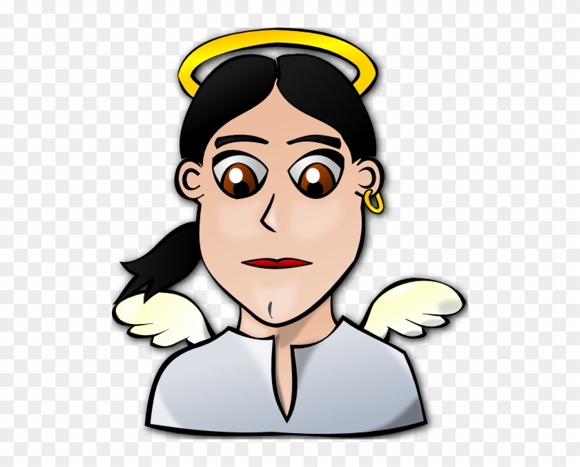 Asian Funny Face - Angelic Face Cartoon, HD Png Download - 516x596 ...