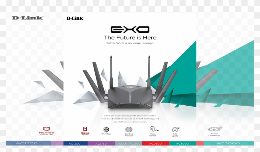 D-link's New Exo Router Series Comes With Mcafee Protection - Router ...