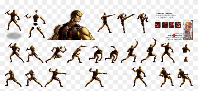 Click For Full Sized Image Daredevil, HD Png Download - 1645x683 ...