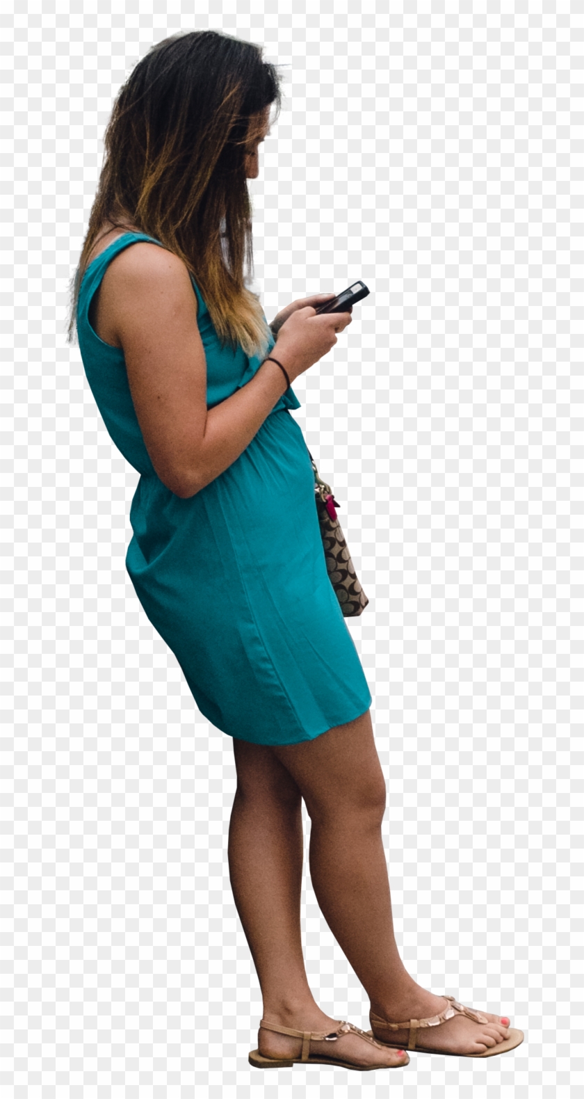 Woman Standing Side