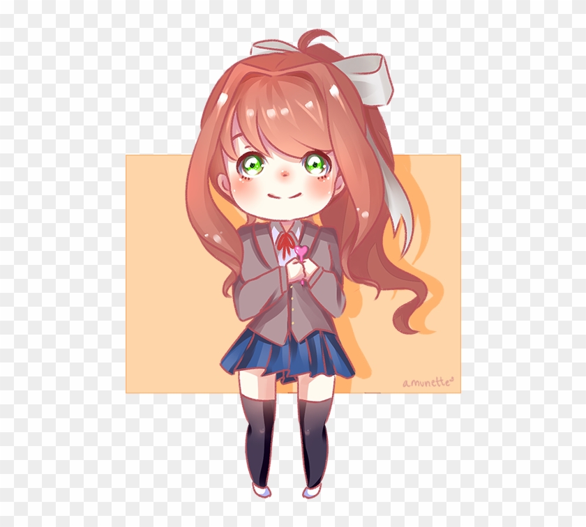 - Chibi Monika, HD Png Download - 800x800(#185769) - PngFind