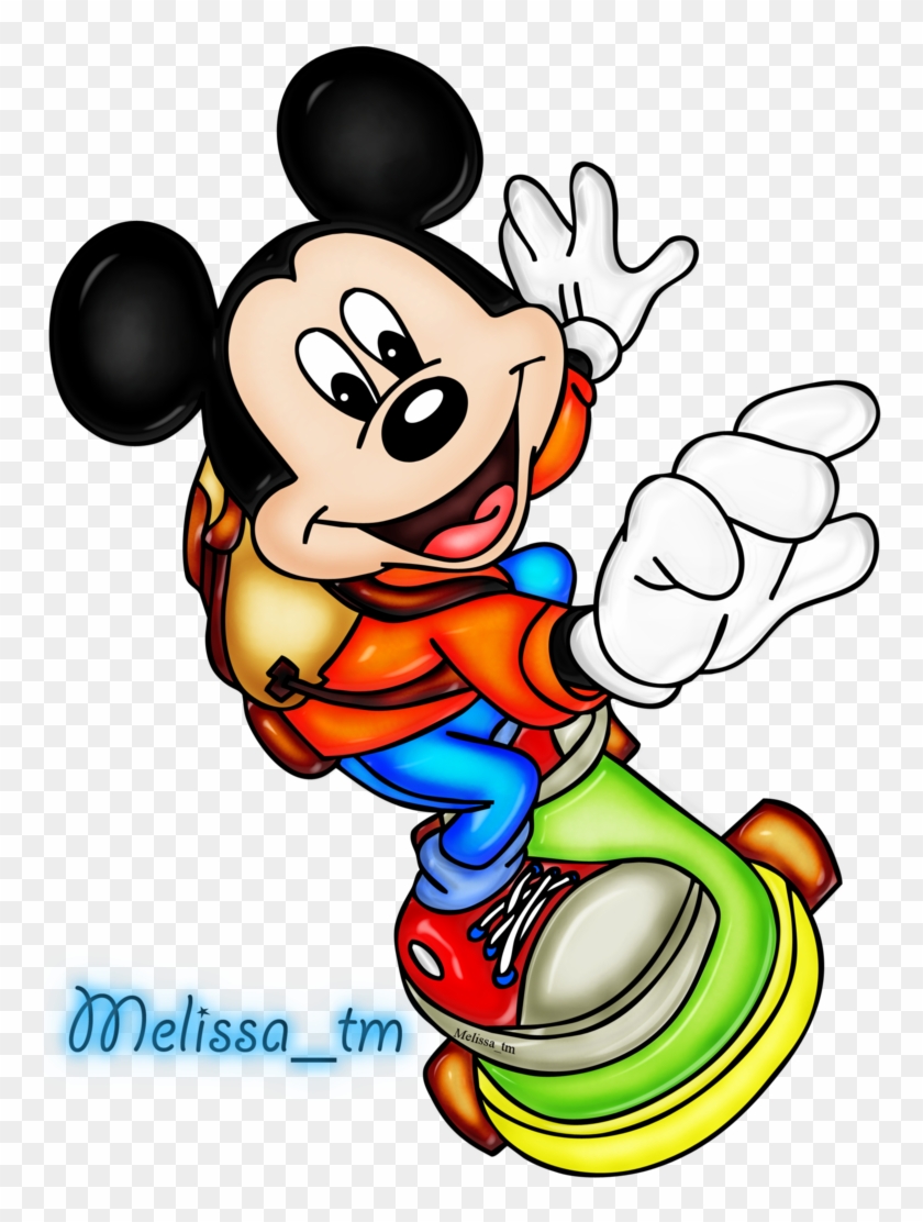 Mickey Mouse On Skateboard Png By Melissa - Mickey Mouse On Skateboard ...