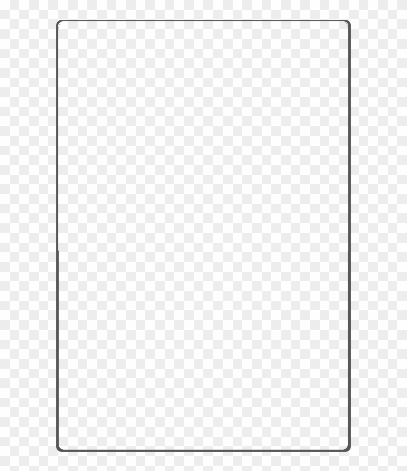 Text Box Transparent Background , Png Download - Simple Border ...