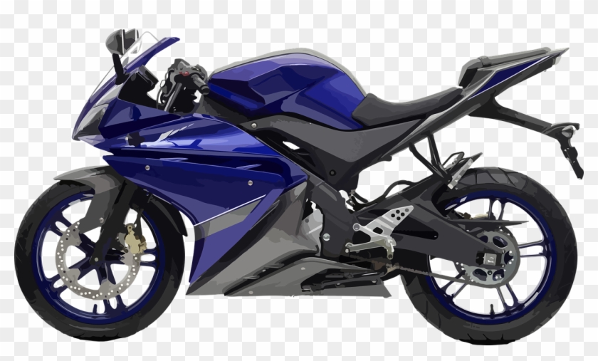 Motorcycle - Yamaha Yzf R125, HD Png Download - 1280x712(#1816059 ...