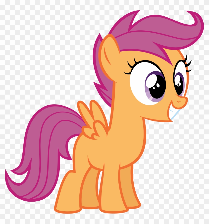 Scootaloo Is Ha - My Little Pony Scootaloo Baby, HD Png Download - 4000x4097(#1821479) - PngFind