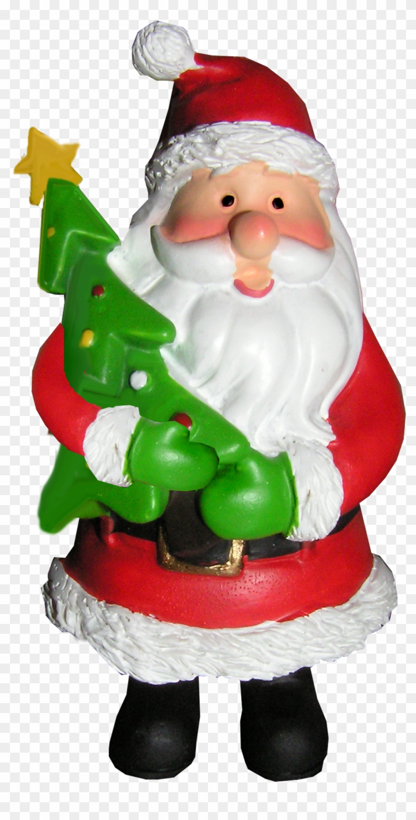 A Santa Hold Christmas Tree - Christmas Tree And Father, HD Png ...