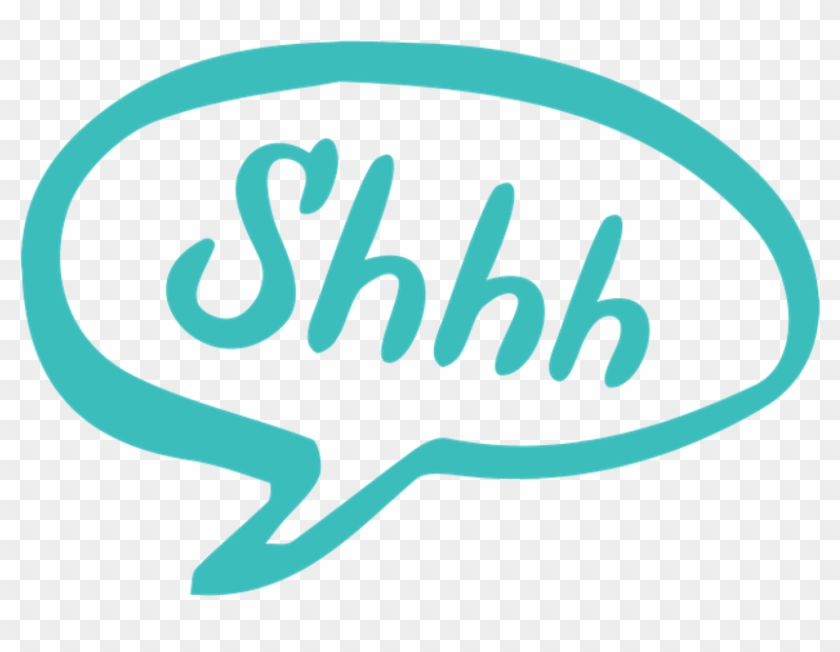 Shhh Sticker - Calligraphy, HD Png Download - 1024x1024(#1846581) - PngFind