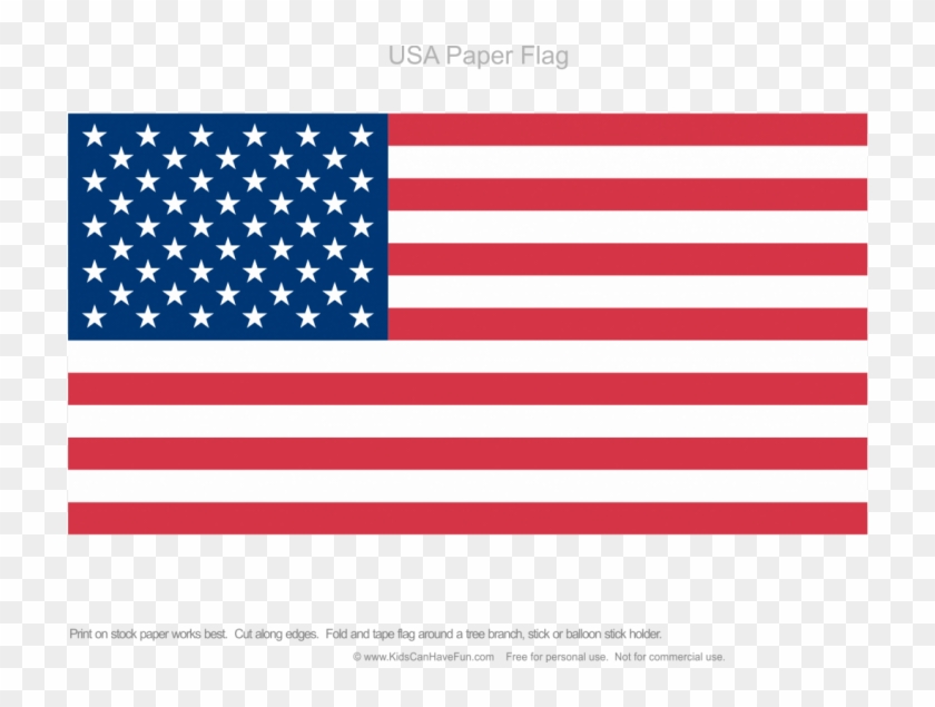 Paper American Flag Writing Paper, HD Png Download - 728x554(#1847284 ...
